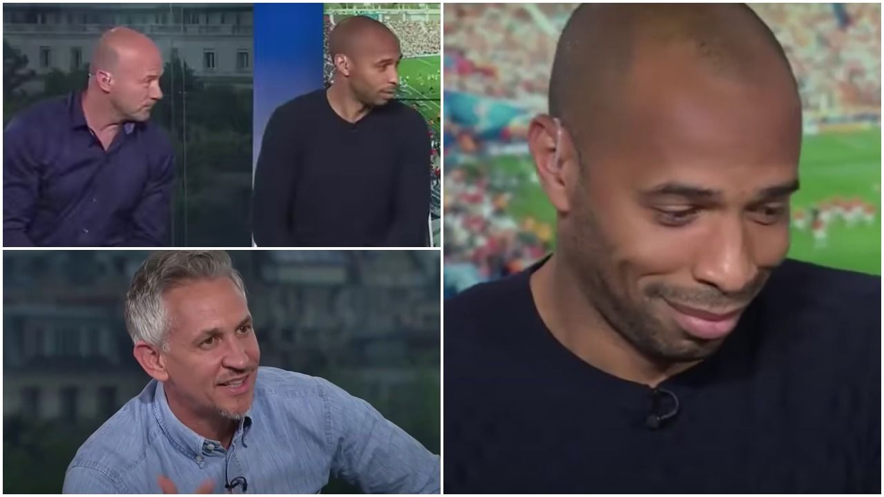 Thierry Henry: When Lineker & Shearer mugged him off during France vs ...