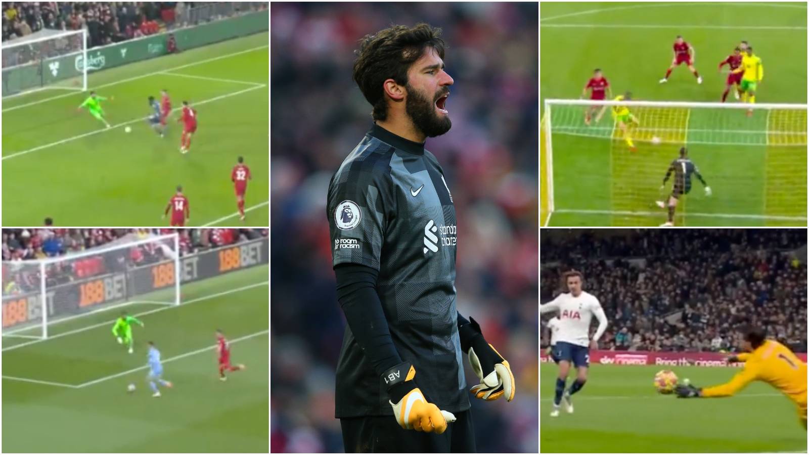 Liverpool's Alisson back to his best as highlights compilation proves