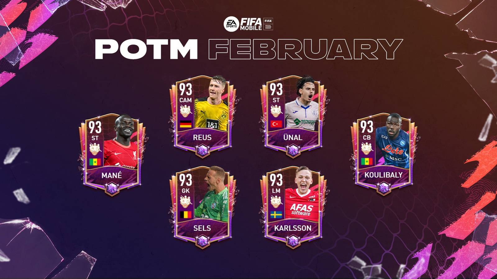 FIFA Mobile: FUT Player of the Month Special Cards Revealed