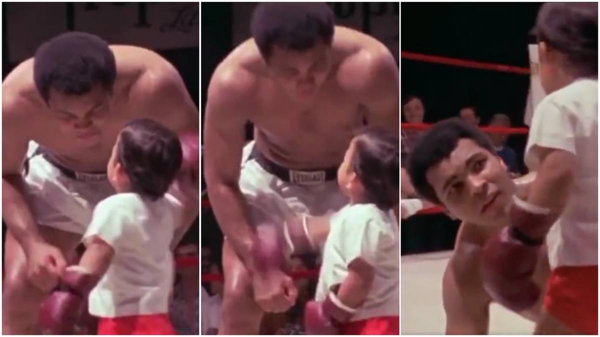 Muhammad Ali: Archive footage shows The Greatest playfighting with a ...
