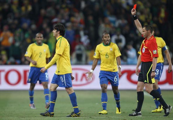 World Cup: Kaka's reaction to Brazil red card in 2010 was ice-cold