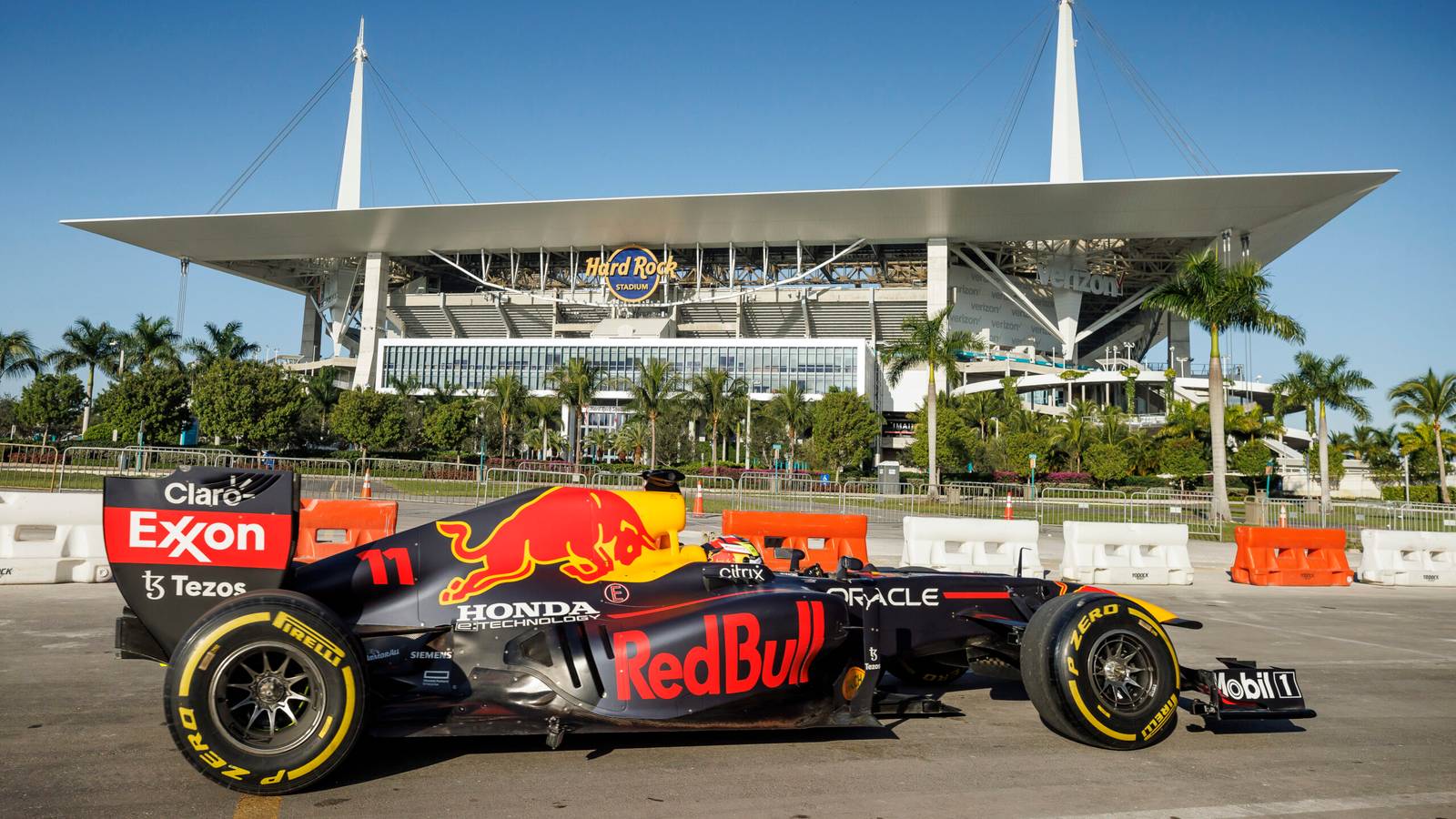 Miami GP: Sergio Perez provides early look at circuit layout with ...