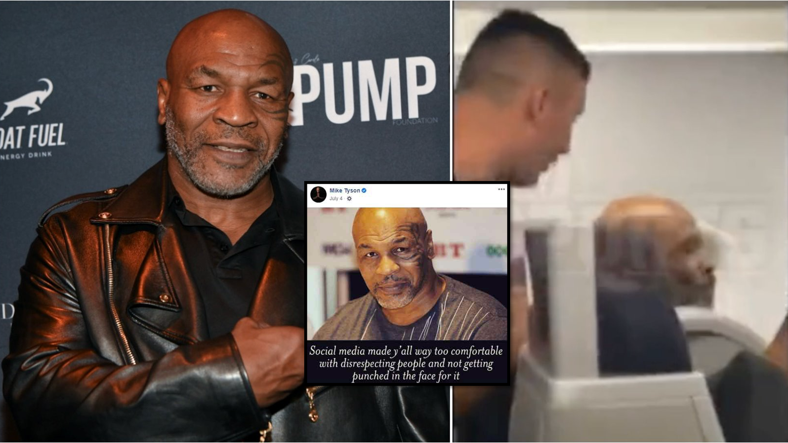 Mike Tyson's Facebook post in 2020 re-emerges after plane attack