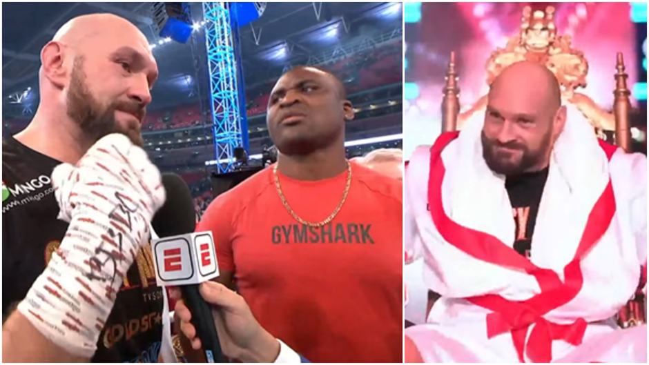 Tyson Fury vs Francis Ngannou: Gypsy King calls out UFC star in dual ...