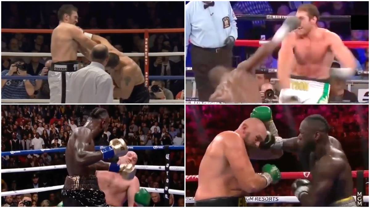 Tyson Fury knockdowns: Video shows he's recovered from some huge hits