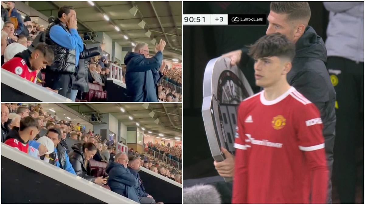 Man Utd: Alejandro Garnacho's family reacts to youngster's debut
