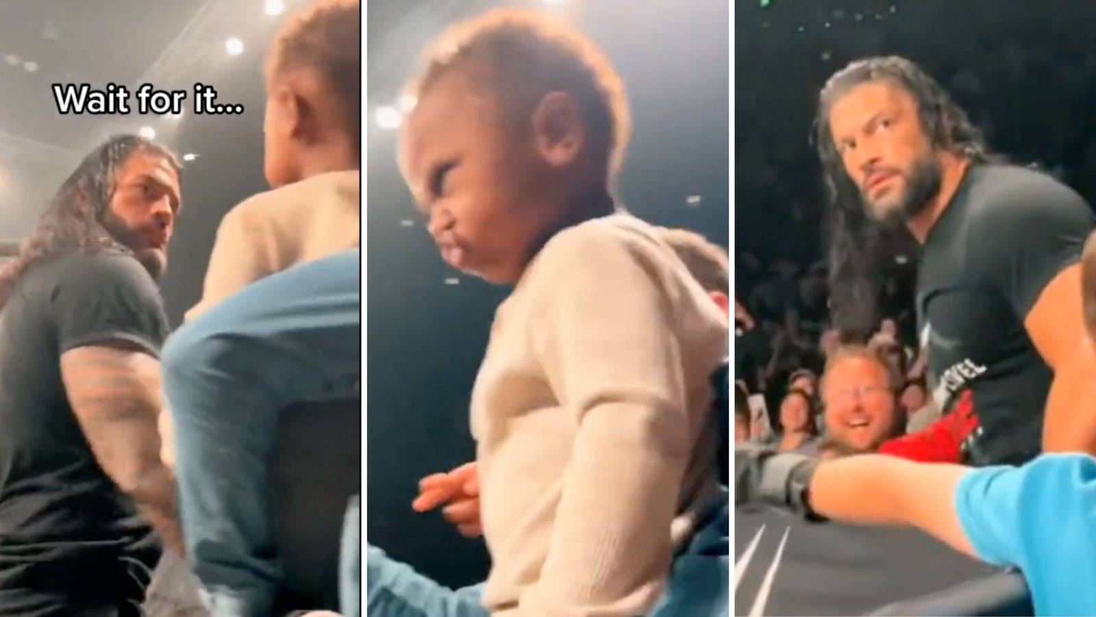 WWE's Roman Reigns' has epic interaction with 2-year-old fan that was ...