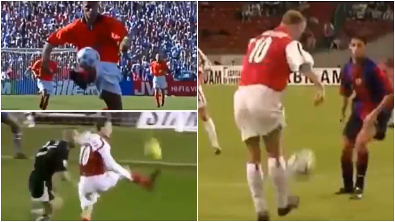 Dennis Bergkamp: Arsenal legend’s compilation video of his superhuman ...