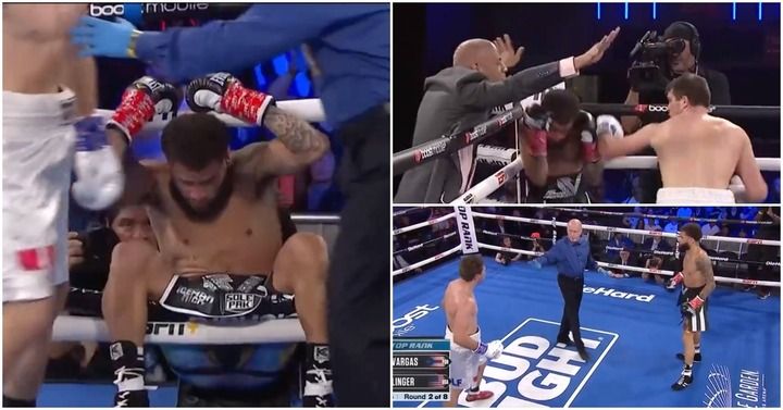 Dakota Linger and Josue Vargas: Boxing referee slated for not stopping ...