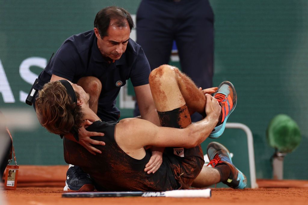Zverev retires vs Nadal after nasty injury in French Open clash