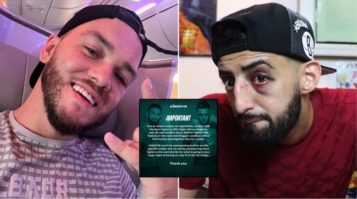 Simple Simon vs Ed Matthews TikTok Boxing: Ryan Taylor removed from ...