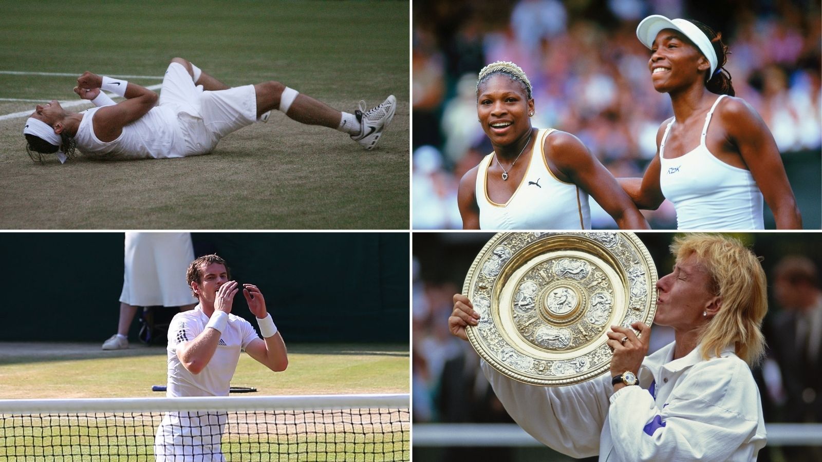 Nadal, Williams, Murray: Wimbledon's top 10 most iconic moments