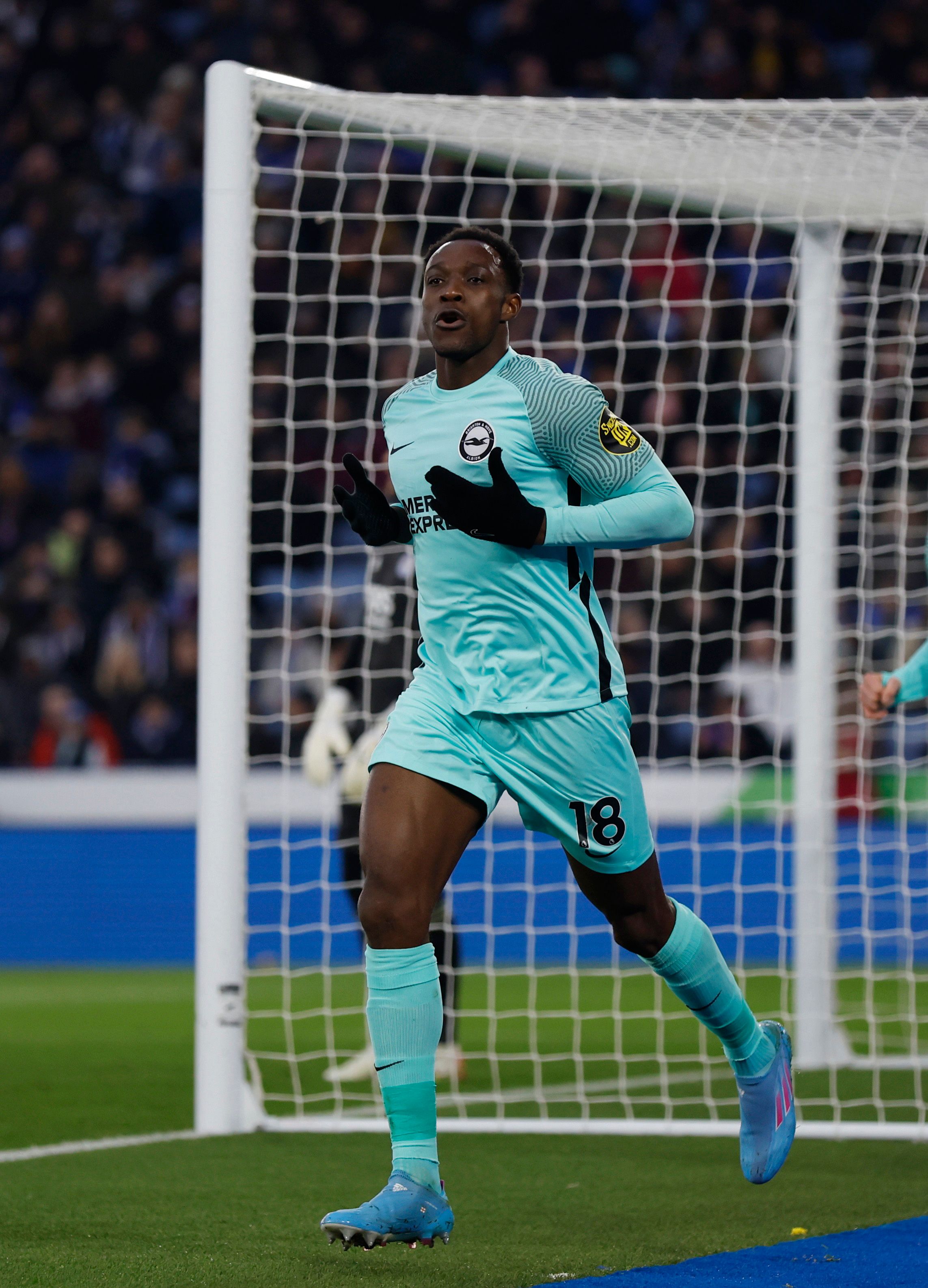 Brighton's Danny Welbeck looks in incredible shape as he shows off ...