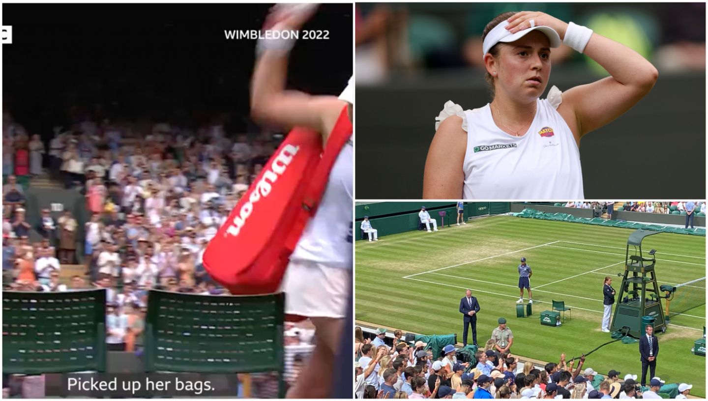 Wimbledon: Jelena Ostapenko booed off court after Tatjana Maria loss