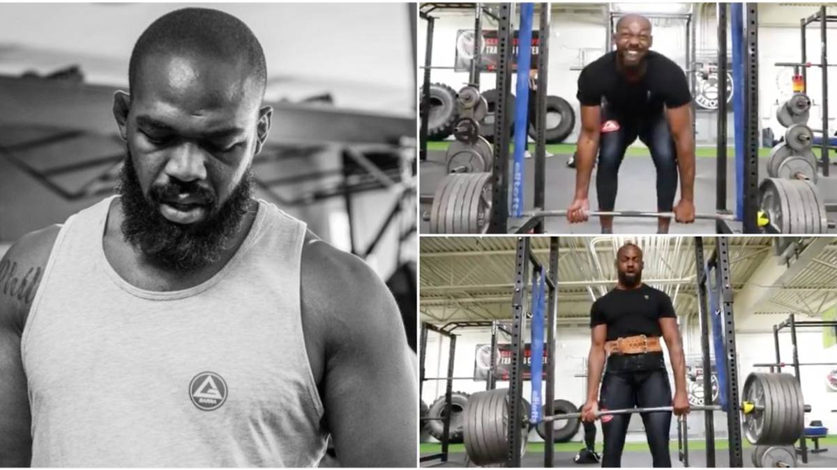 UFC's Jon Jones shows off his new heavyweight strength with humungous ...