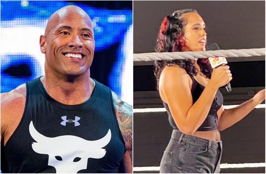 The Rock: Dwayne Johnson 'very, very proud' after daughter's WWE debut