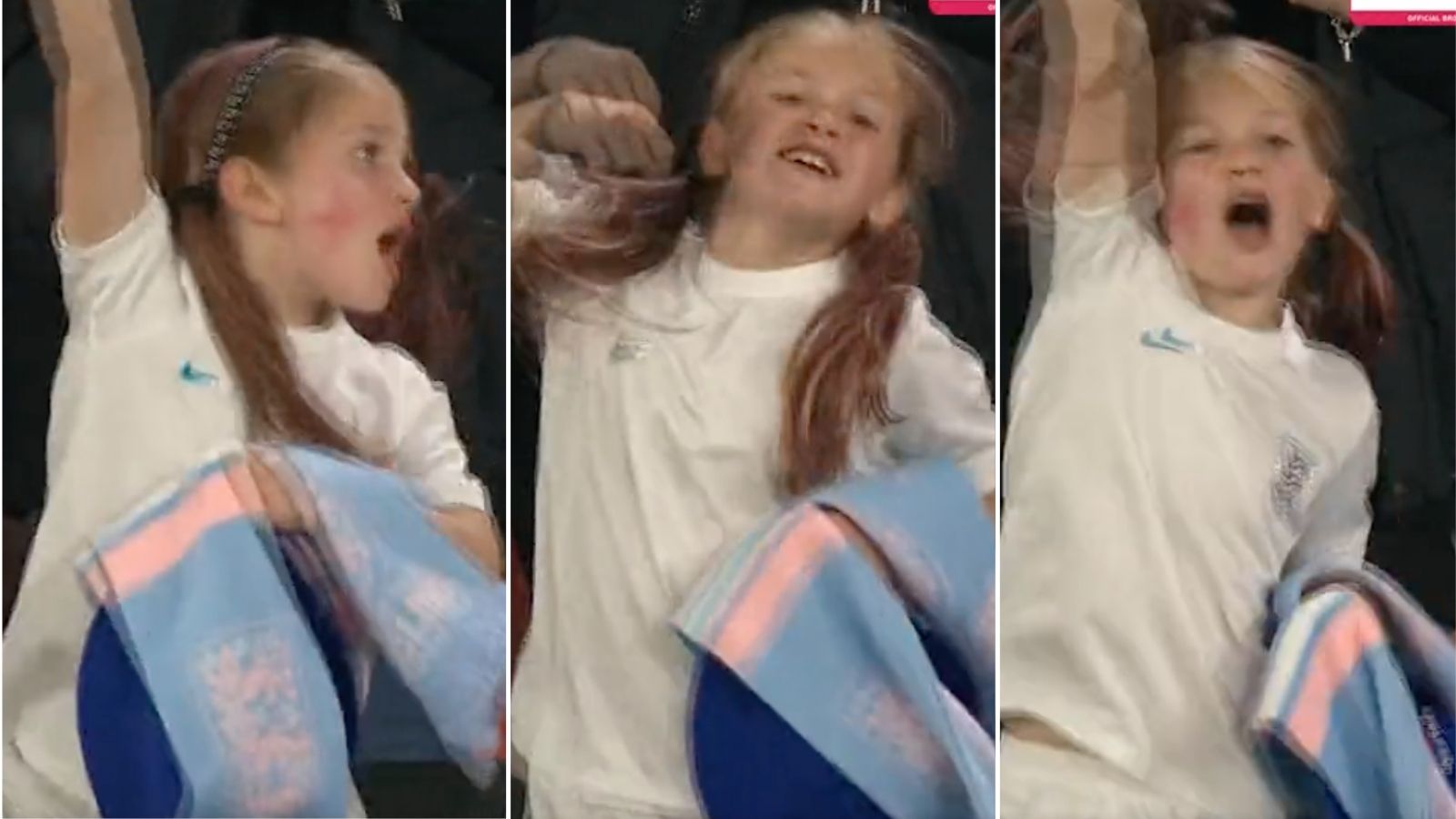 Euro 2022: Adorable video of young England fan singing Sweet Caroline ...