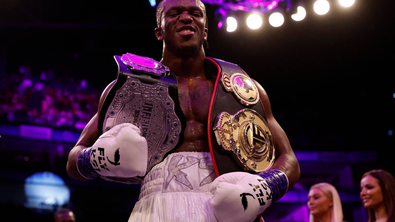 KSI destroys pro fighter as he secures second KO win in one night