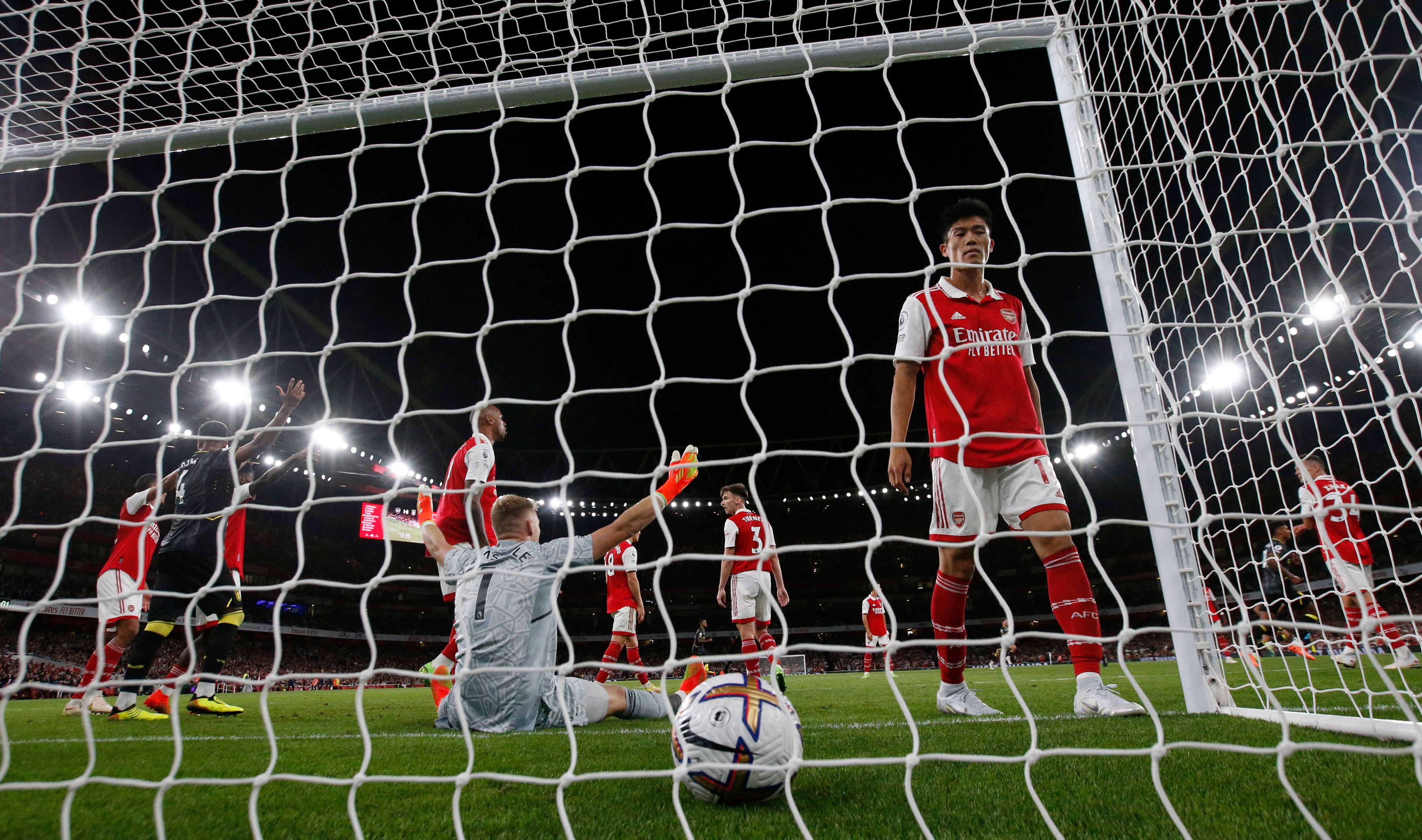 Villa's Douglas Luiz scores yet another direct corner in Arsenal clash