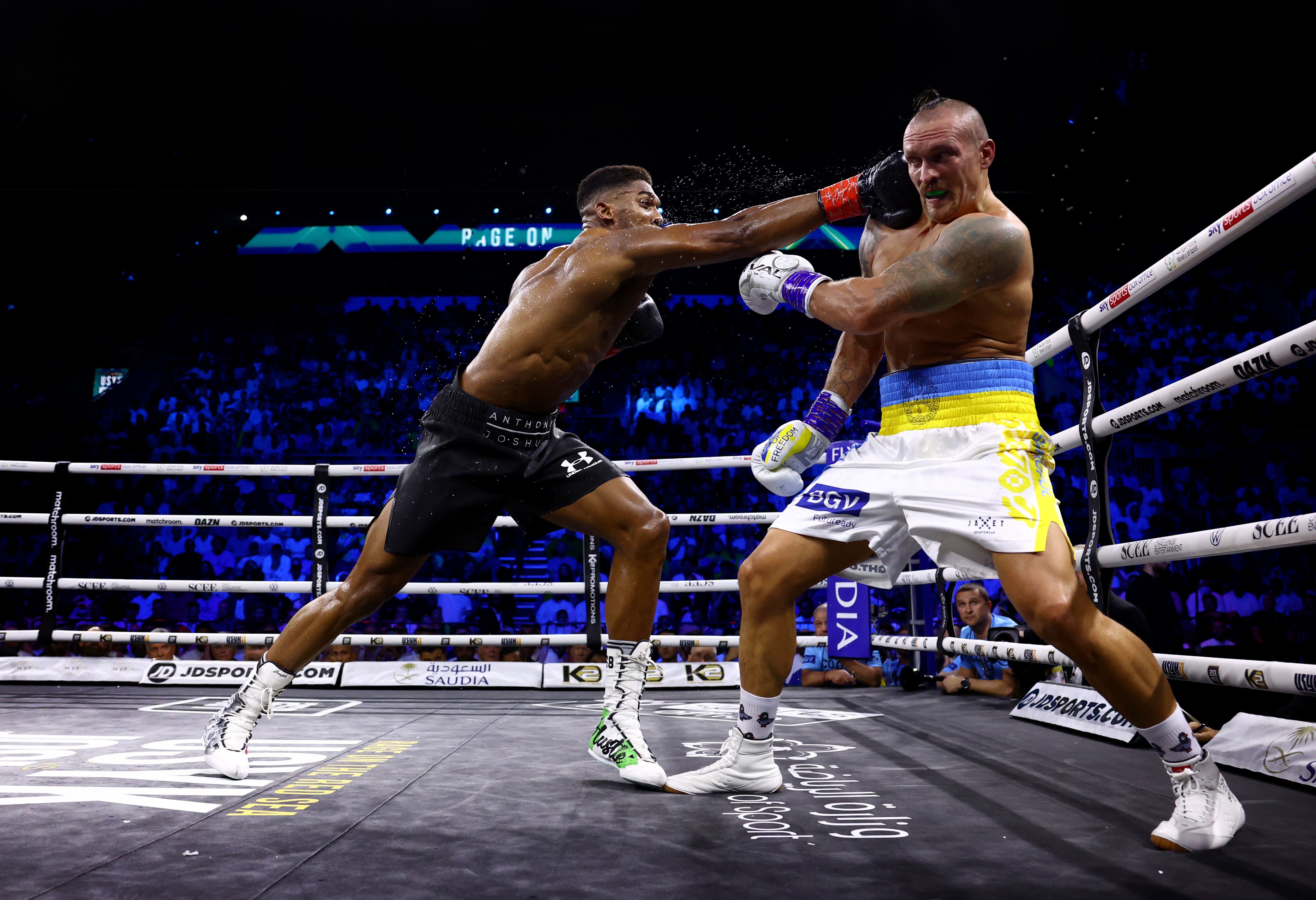 Anthony Joshua vs Oleksandr Usyk punch stats highlight Ukrainian's ...