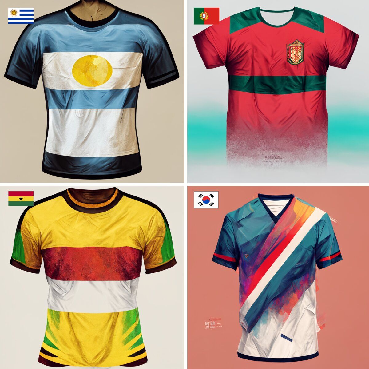 World Cup kits: Artificial intelligence creates a shirt for all 32 teams