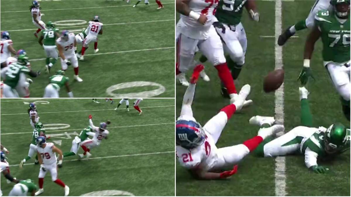 New York Jets: Kwon Alexander lays down the hammer with thunderous hit ...