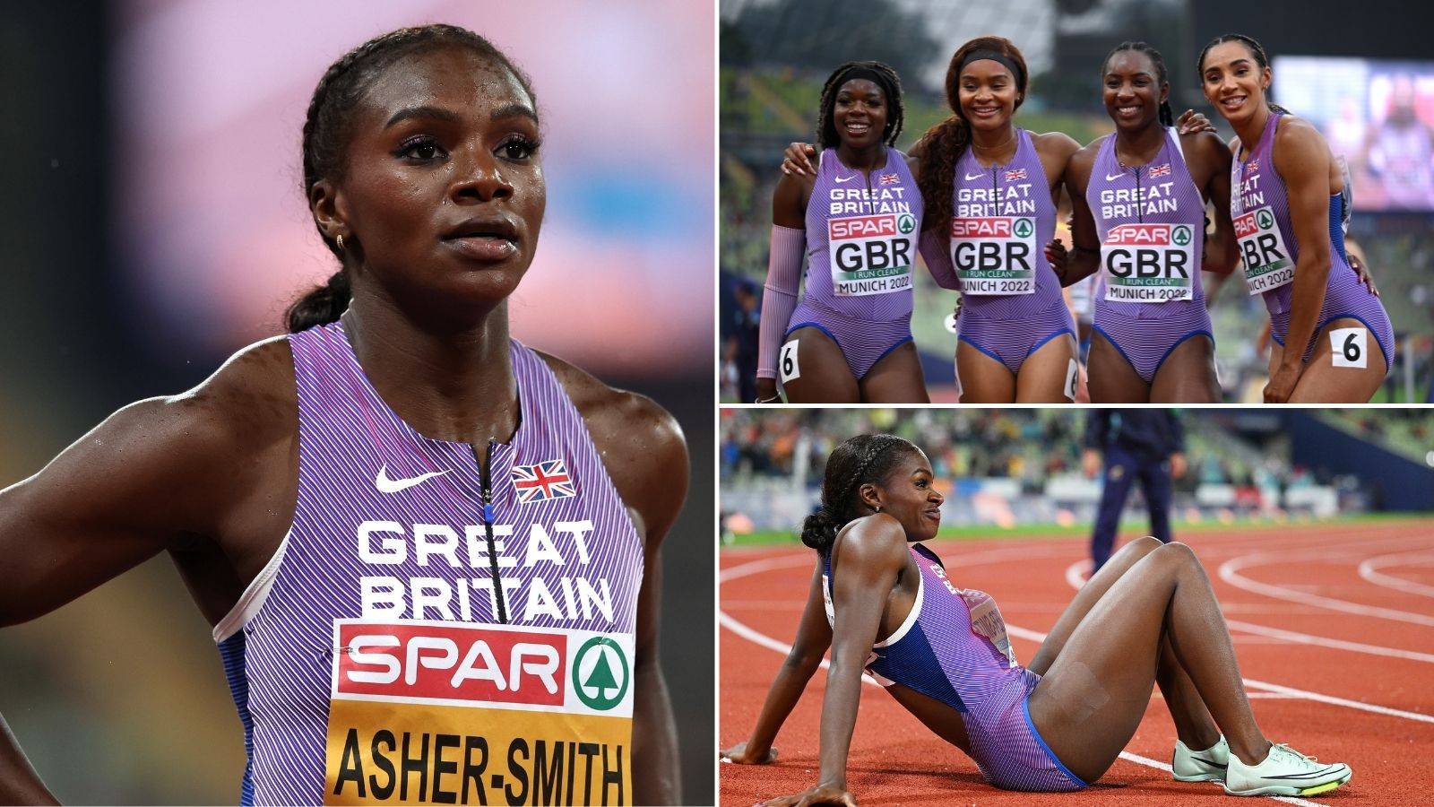 Dina Asher Smith praised by GB relay teammates for speaking out on periods
