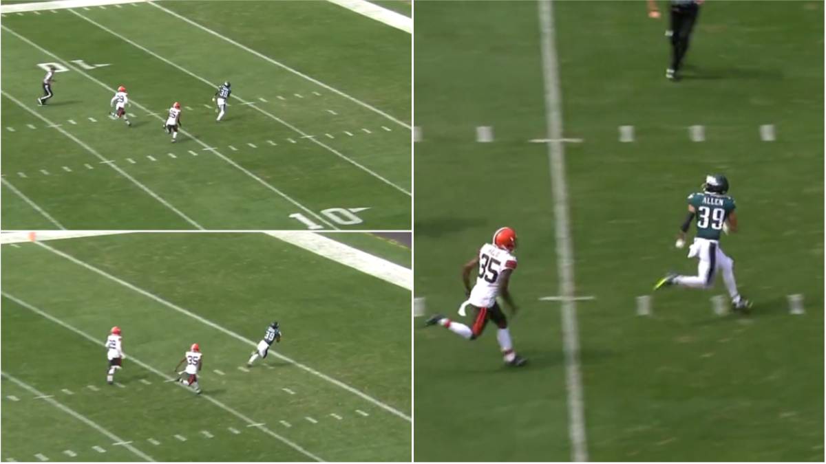 Philadelphia Eagles: Devon Allen leaves Browns defenders baffled with ...