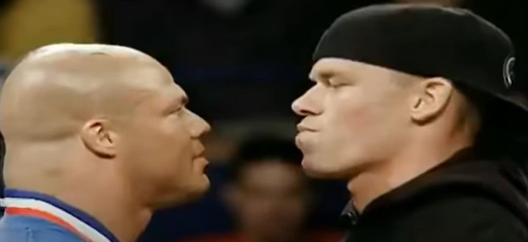 WWE: John Cena and Kurt Angle’s hilarious 2003 rap battle