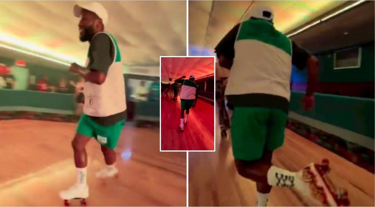 Floyd Mayweather, 45, shows off his incredible balance and silky dance ...