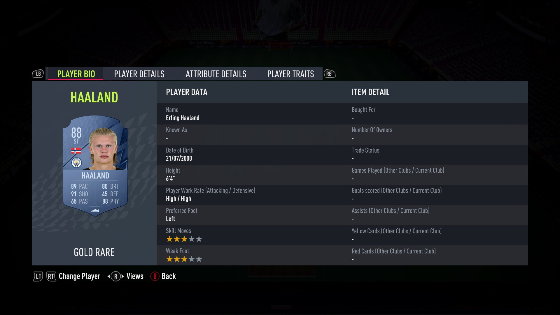 FIFA 22: Erling Haaland's Man City card added to concepts