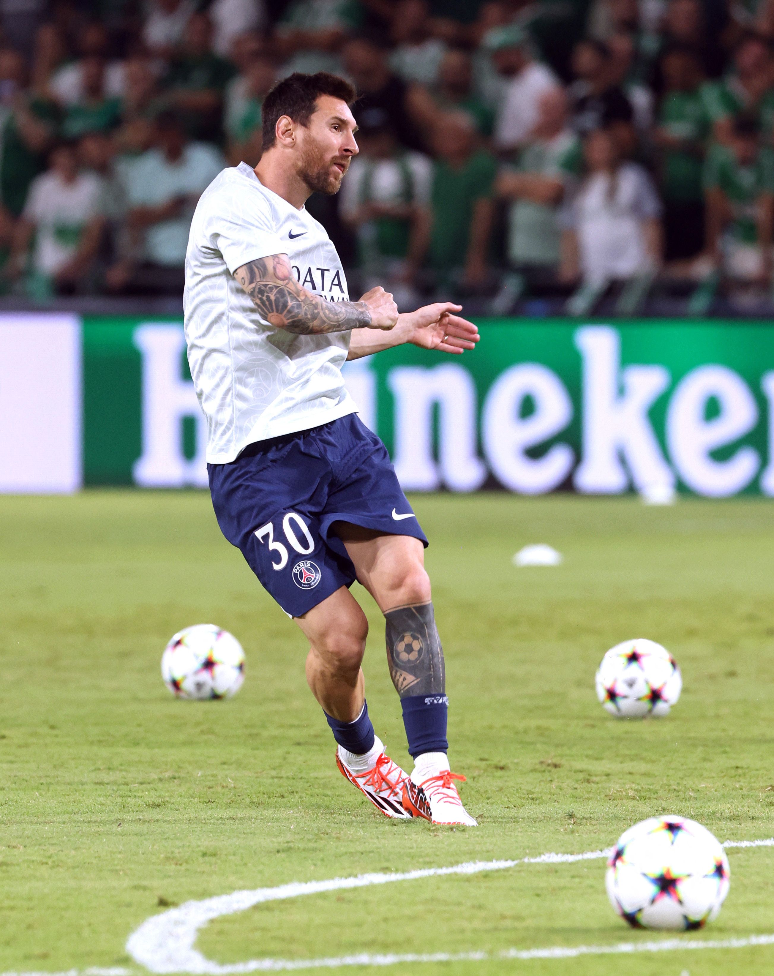 Lionel Messi: Footage of Champions League mascots' heartwarming ...