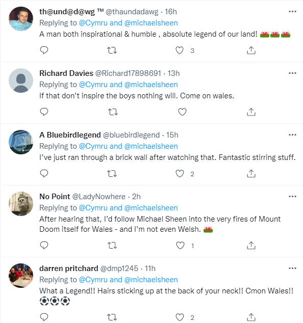 World Cup: Michael Sheen's epic speech to Wales players