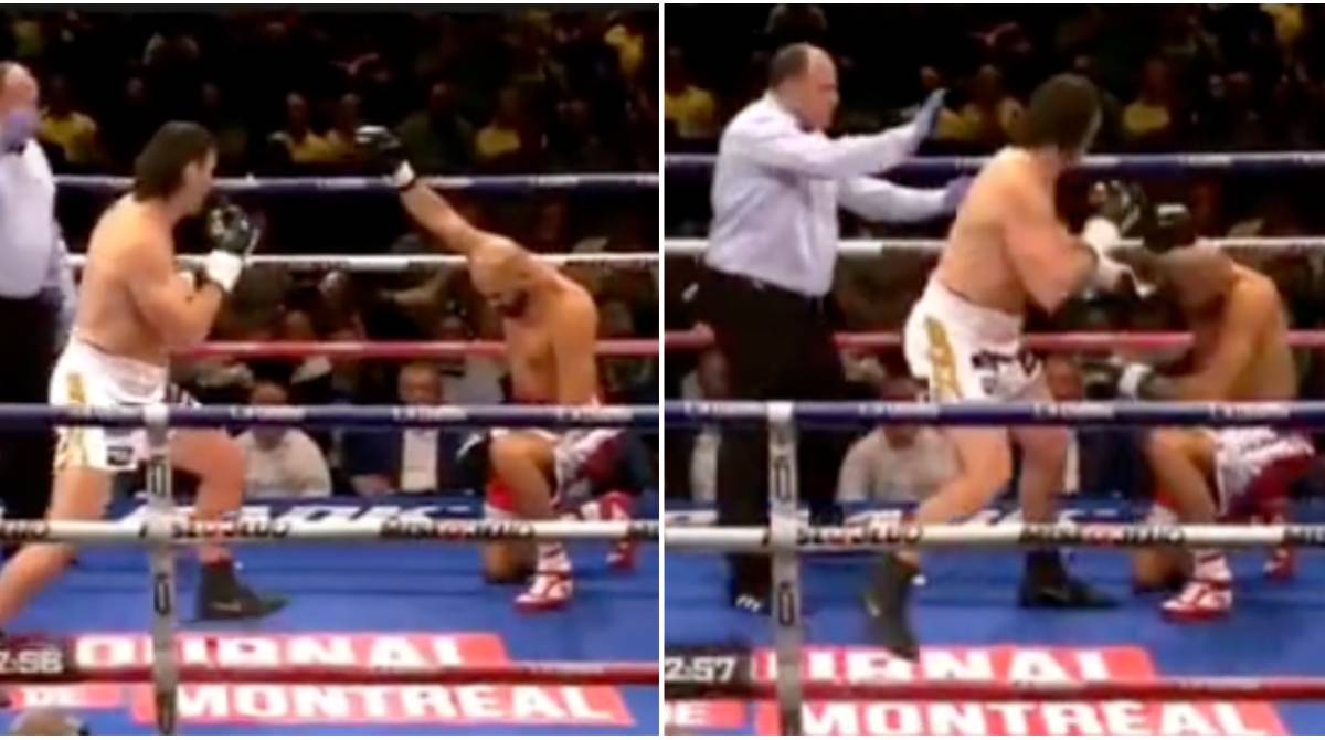 Karim Benzema’s cousin bizarrely quits boxing match after in-ring protest