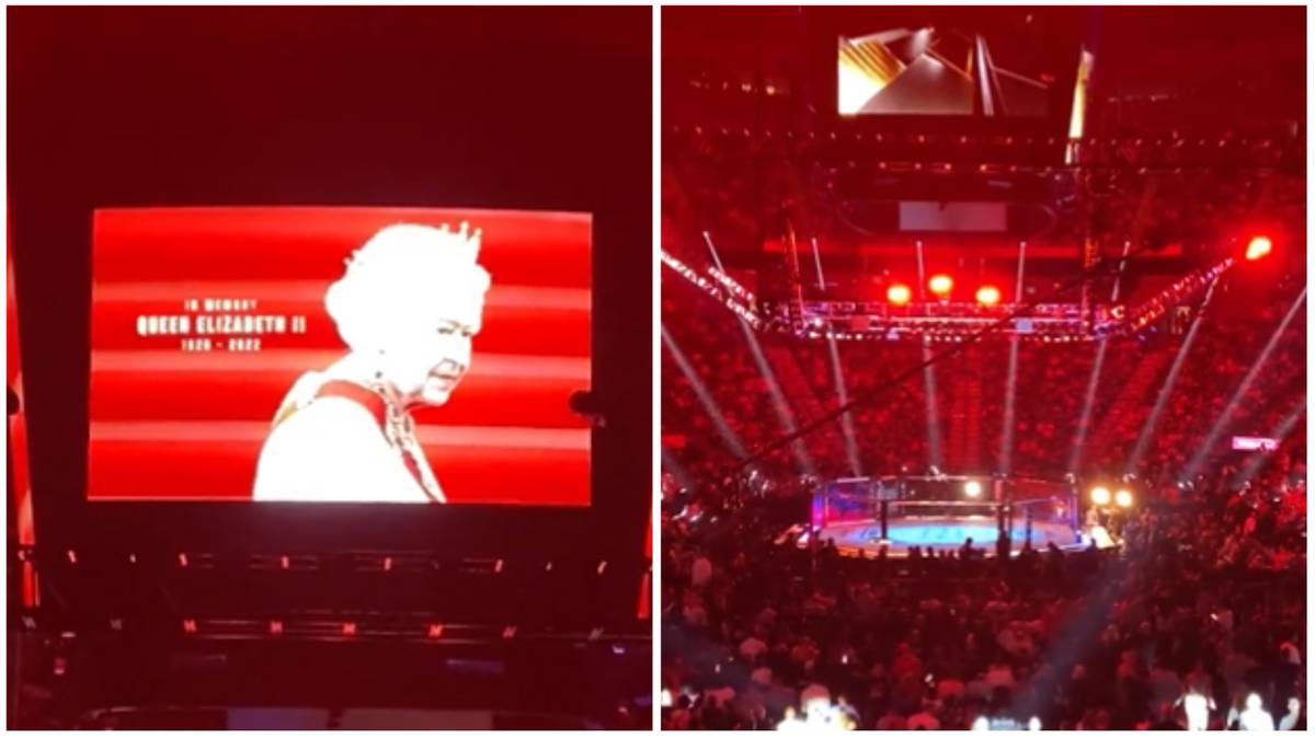 Queen Elizabeth II: UFC fans boo tribute to late monarch at UFC 279