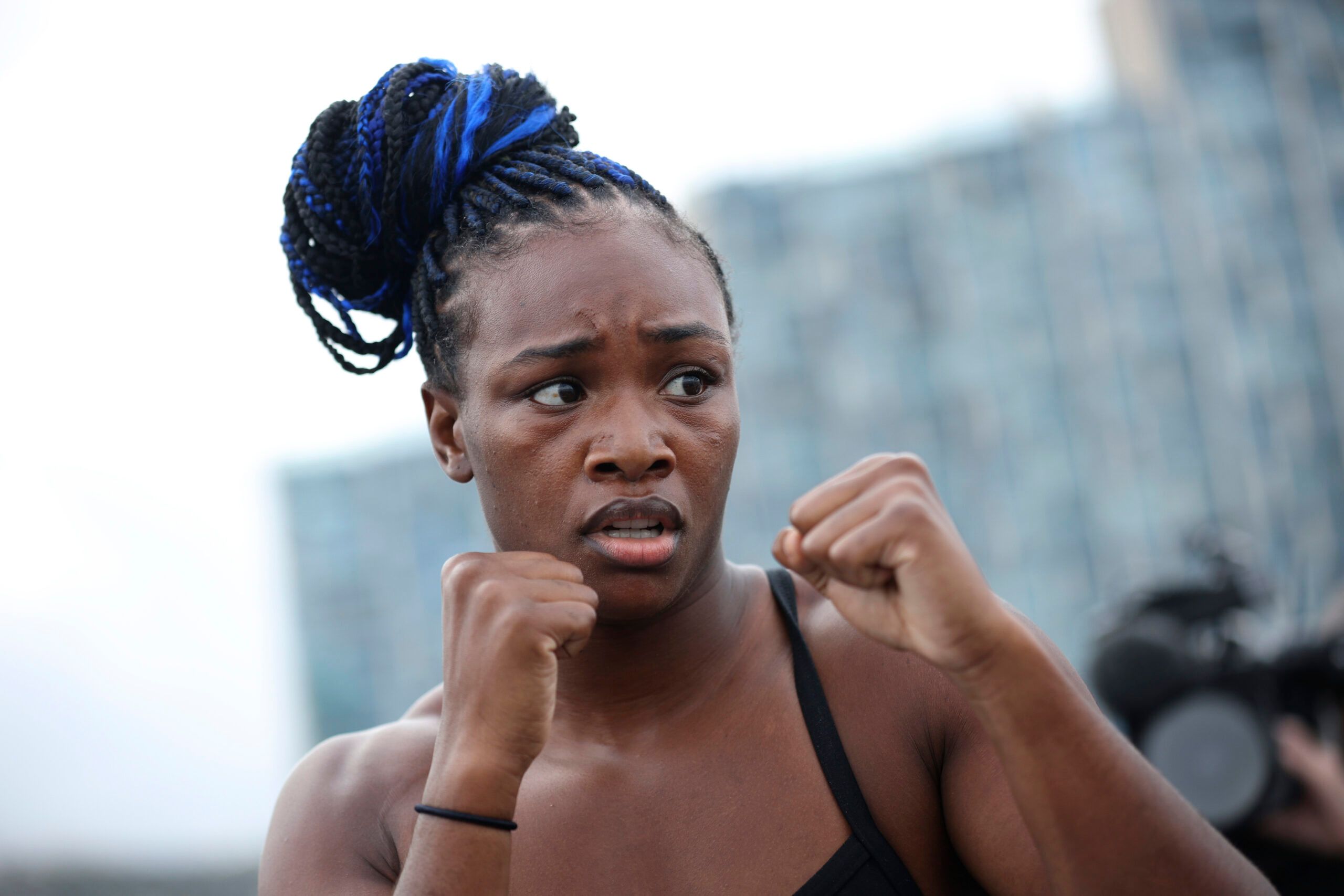 Claressa Shields reacts to postponement of Savannah Marshall undisputed ...