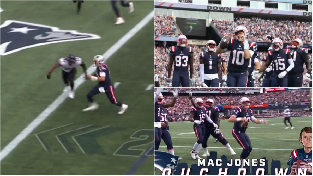 New England Patriots: QB Mac Jones torn apart online for 'cringe' TD ...