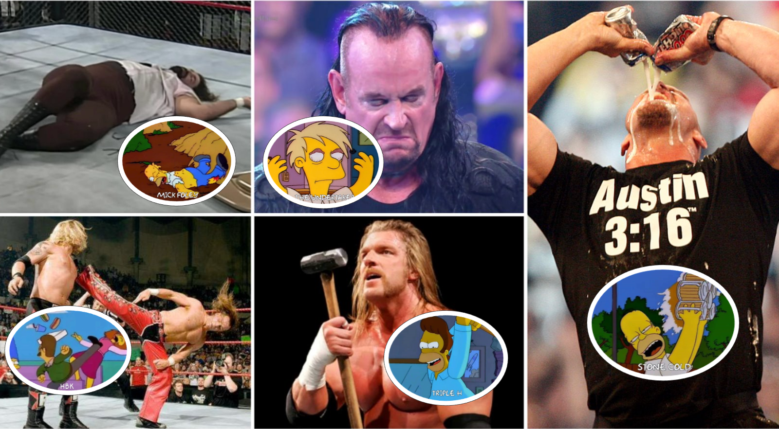 WWE Superstars from the Attitude Era as Simpsons characters thread is ...