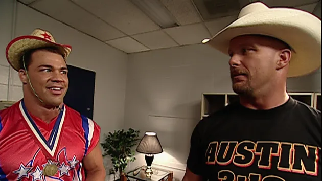 WWE: Stone Cold Steve Austin and the cowboy hat gifts was absolutely ...
