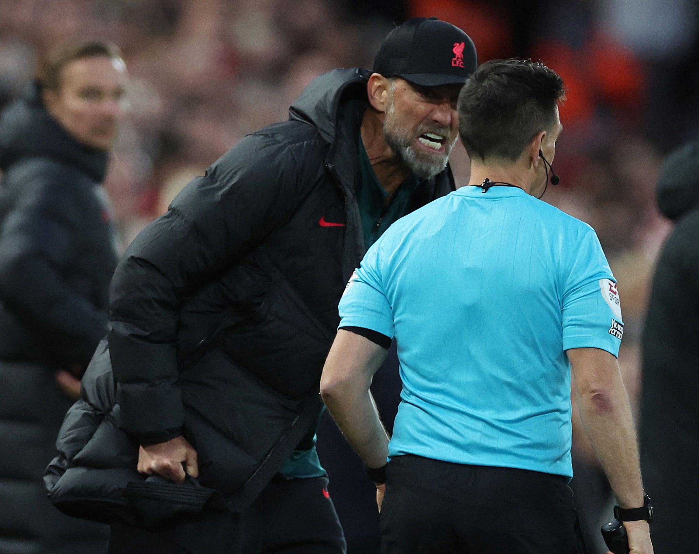 Jurgen Klopp given red card after going ballistic in Liverpool 1-0 City