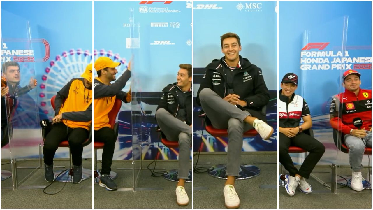 Max Verstappen and Daniel Ricciardo muck about in Japanese Grand Prix ...