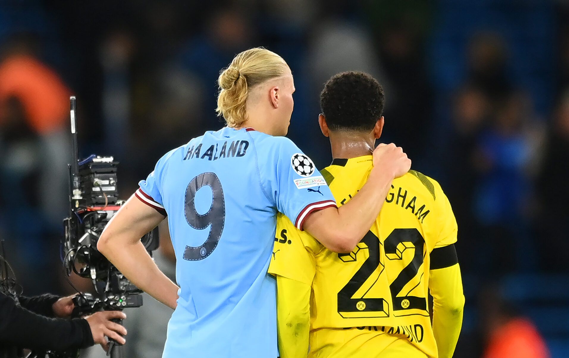 Erling Haaland: Jude Bellingham's reaction after discovering Champions ...