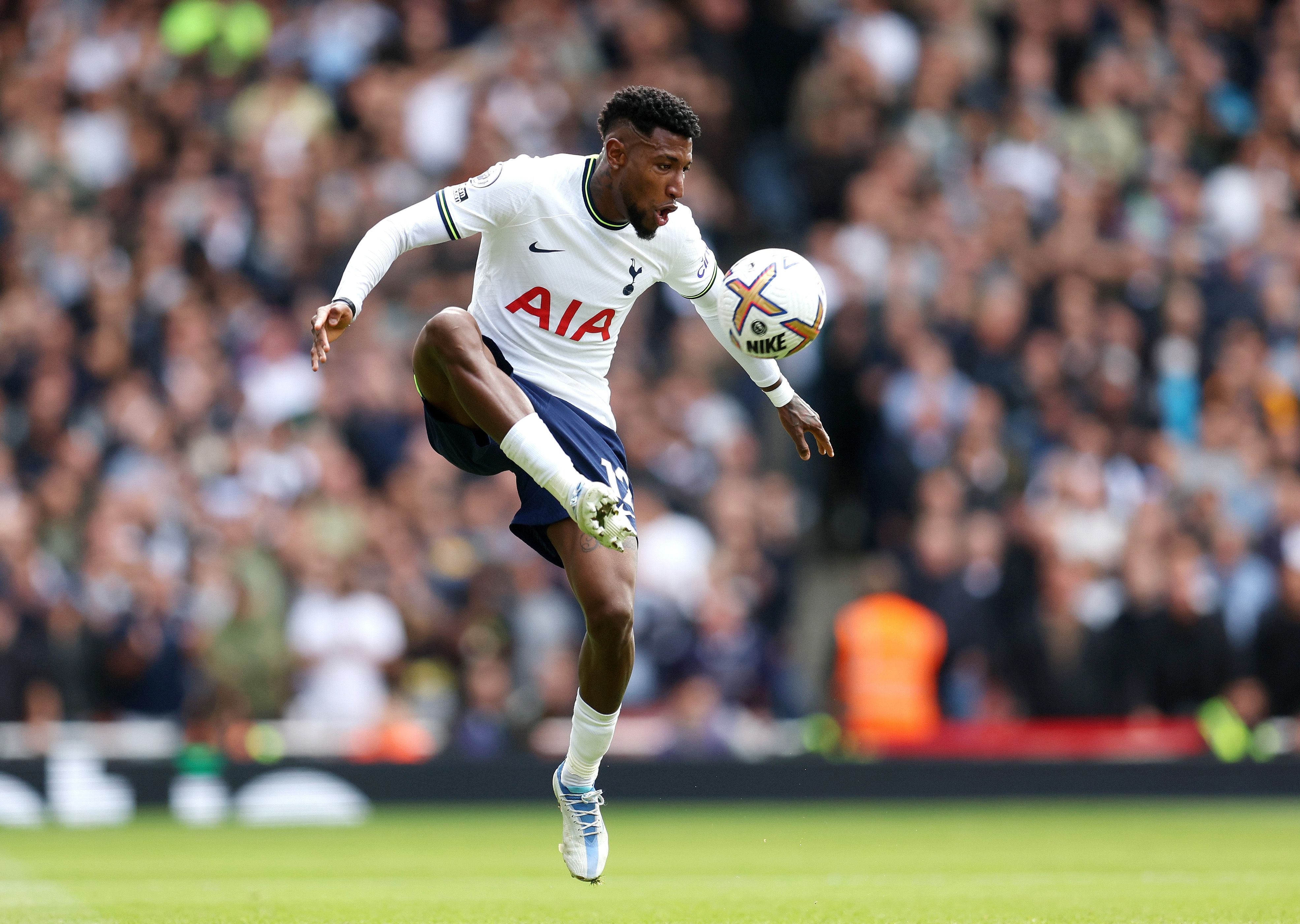 Emerson Royal's shot vs Bournemouth went out of the Vitality Stadium