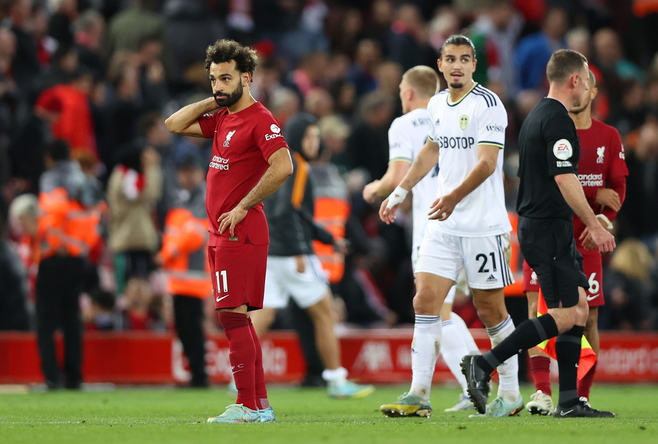 Liverpool: Salah and Nunez showing ridiculous speed during Leeds ...