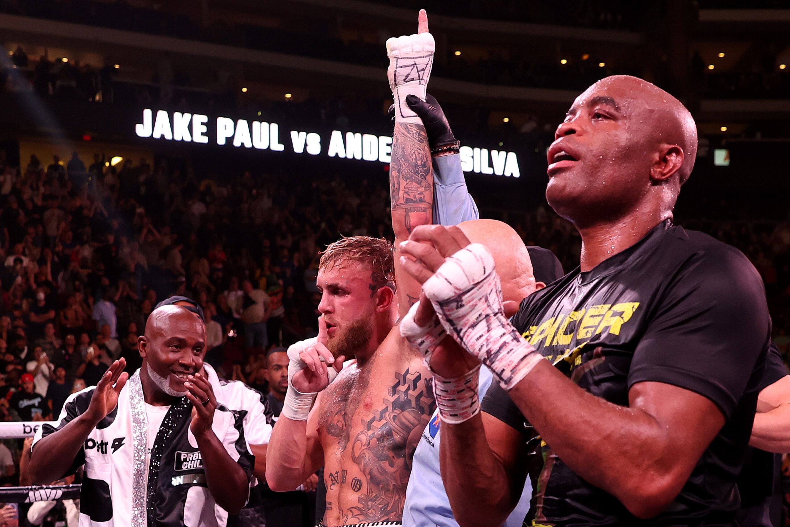 Jake Paul beats Anderson Silva: Problem Child dropping UFC legend with ...
