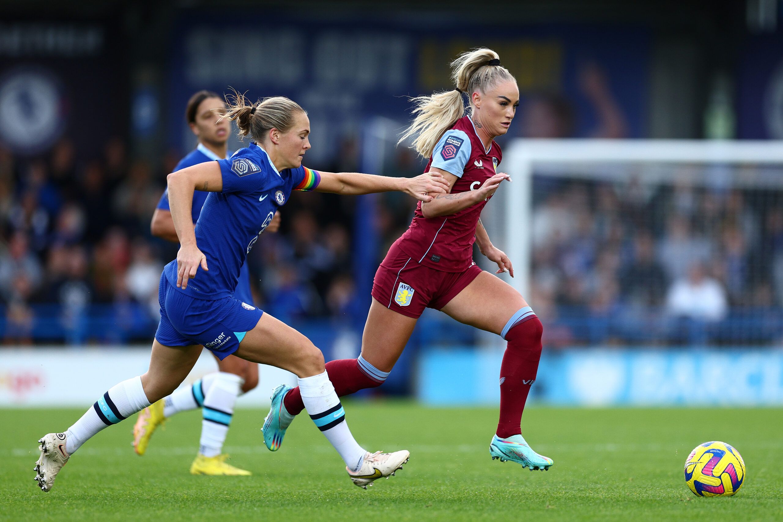 Arsenal's Katie McCabe smashes drink out of fan's hand with wayward shot