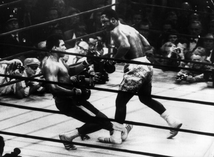 Joe Frazier's left hook vs Muhammad Ali is being called boxing's most ...
