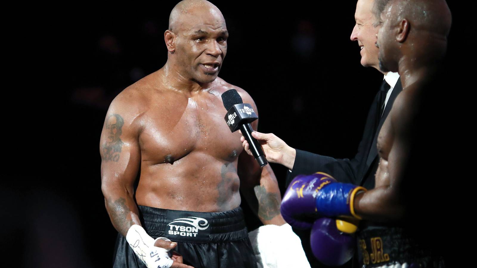 Mike Tyson's final in-ring post-fight interview as a professional boxer