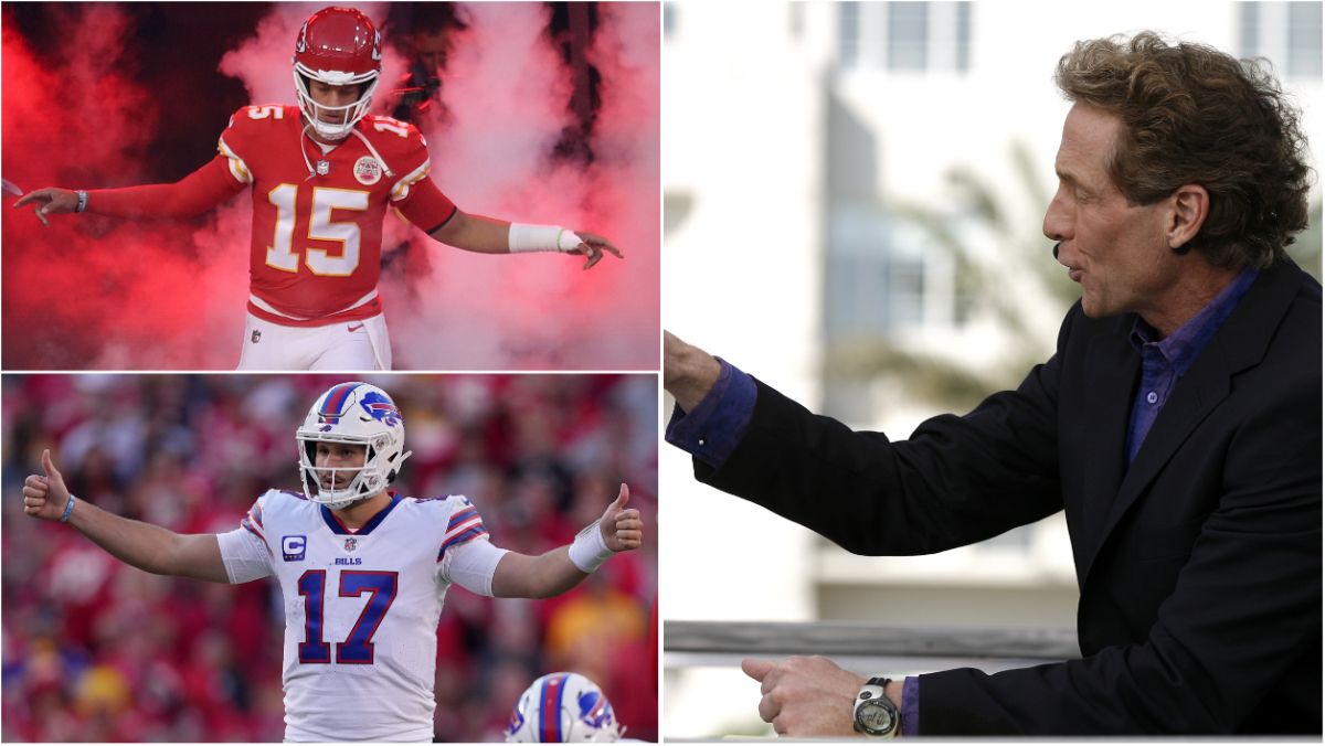 Skip Bayless ripped by fans online for his take on Josh Allen v Patrick ...