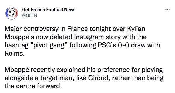Kylian Mbappe Instagram: PSG star posts 'controversial' story after 0-0 ...